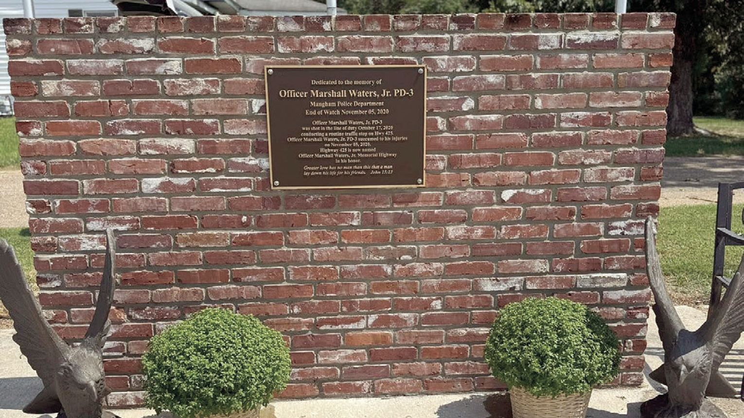 MPD officer memorial fixed